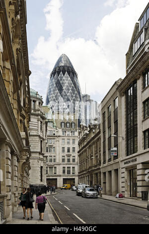 Architecture mix, modern and classical architecture, Swiss Re Tower by ...