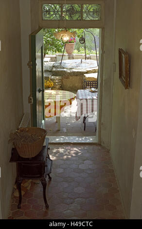 Terrace door, France, Provence Stock Photo - Alamy