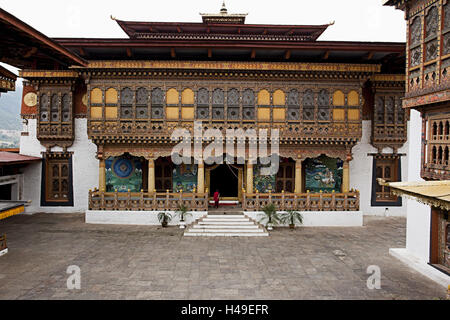 Kingdom Bhutan, cloister castle of Trongsa Dzong Stock Photo - Alamy