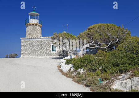 Greece, Zakynthos, lighthouse, cape Skinari Stock Photo - Alamy