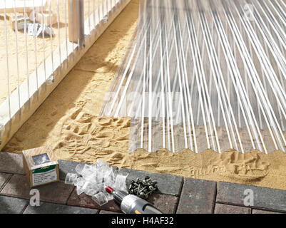 Building site, shell construction, corrugated sheet, roof cover Stock ...