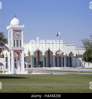 Clock Tower Doha Qatar Stock Photo - Alamy