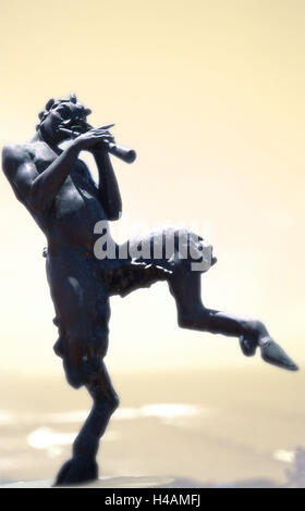 STATUE OF PAN, THE GREEK GOD OF SHEPHERDS, FLOCKS AND WOODLANDS AGAINST ...
