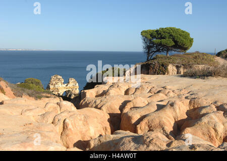 Portugal, Lagos, south coast, scenery, sea, rock Stock Photo - Alamy