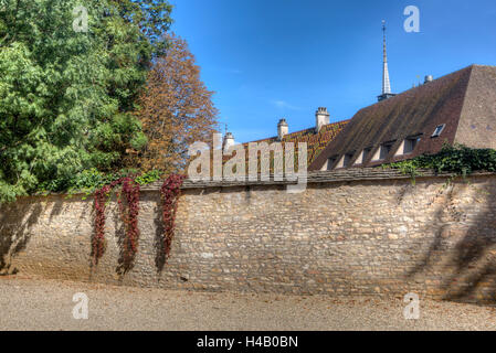 Old city wall, path, Beaune, Burgundy, France, Europe Stock Photo - Alamy