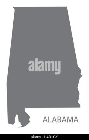 Map of Alabama, a province of United States Stock Vector Image & Art ...