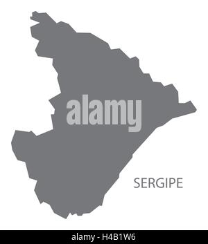 Sergipe State map Stock Vector Image & Art - Alamy