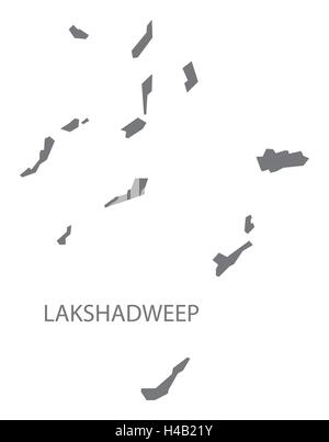 Map of Lakshadweep, a province of India Stock Vector Image & Art - Alamy