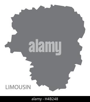 Map of Limousin, a province of France Stock Vector Image & Art - Alamy