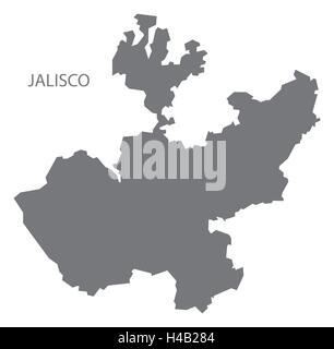Map of Jalisco, a province of Mexico Stock Vector Image & Art - Alamy