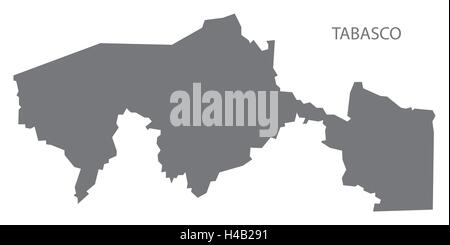 Map of Tabasco, a province of Mexico Stock Vector Image & Art - Alamy