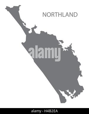 Northland Region (Regions of New Zealand, North Island) map vector ...