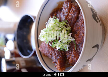 Food Ton Yaba Japan Stock Photo - Alamy
