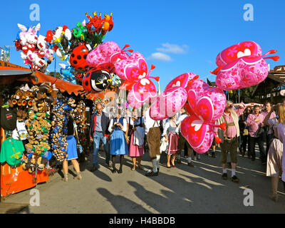Germany, Upper Bavaria, Munich, Theresienwiese, Oktoberfest Stock Photo ...