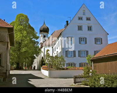 Germany, Upper Bavaria, Peißenberg, pilgrimage Church of the Assumption ...