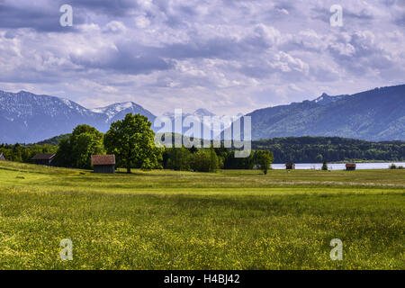 Spring panorama landscape in Bavaria, Germany, Europe Stock Photo - Alamy
