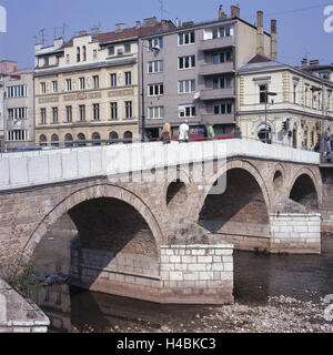 Sarajevo Latin Bridge Stock Photo - Alamy