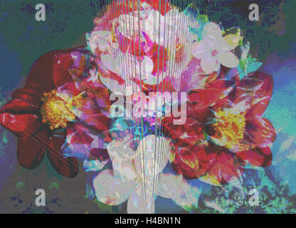 A Floral montage Stock Photo - Alamy