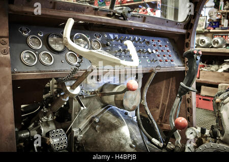 Hot-Rod, Rat-Rod, self-built with airplane radial engine Stock Photo ...