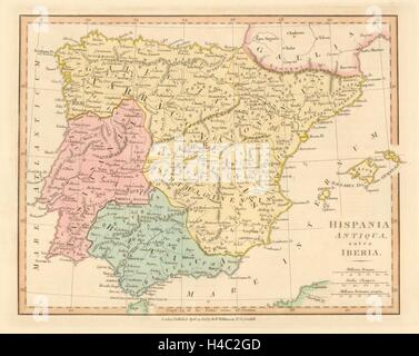 HISPANIA IBERIA: Ancient Spain & Portugal. Roman names & roads. SDUK ...