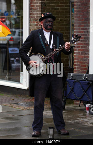 Musician in typical costume during an autumn local celebration in Val ...