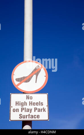 Warning Sign No High Heels Allowed Here Please Follow This Directional ...