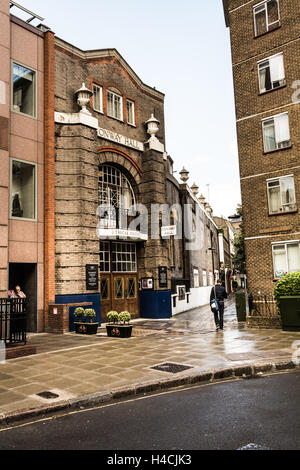 Conway Hall London Red Lion Square entrance, C. London. Conway Hall is ...