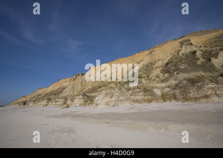 Red cliff near Kampen on Sylt Stock Photo - Alamy