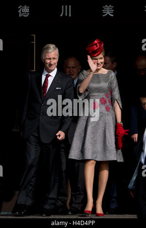 Queen Mathilde of Belgium pictured during the autumn concert at the ...