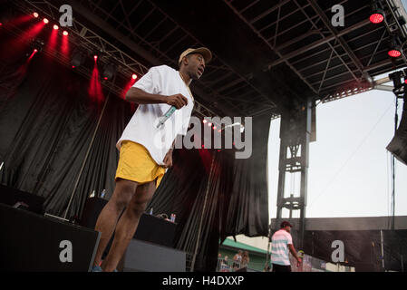 Tyler, The Creator performs at Riot Fest at the National Complex ...