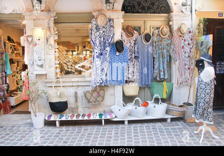 Souvenir shop, Chania, Crete, Greece Stock Photo: 15121087 - Alamy
