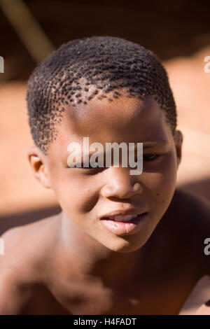 bushman san family in central namibia Stock Photo - Alamy