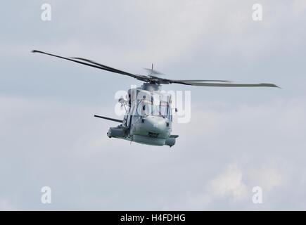Royal Navy Merlin MK2 Helicopter from RNAS Culdrose Stock Photo - Alamy