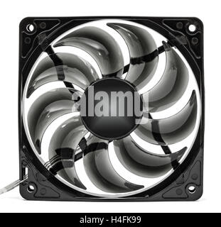 Computer fan isolated on white background close up Stock Photo - Alamy