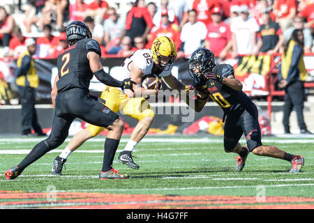 College Park, Maryland, USA. 15th Oct, 2016. University of Minnesota ...