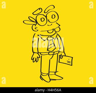 Waiting Man Cartoon Drawing, EPS 8 supported Stock Vector Image & Art ...