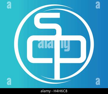 Blue SCP Logo Design, Aı 10 Supported Stock Vector Image & Art - Alamy