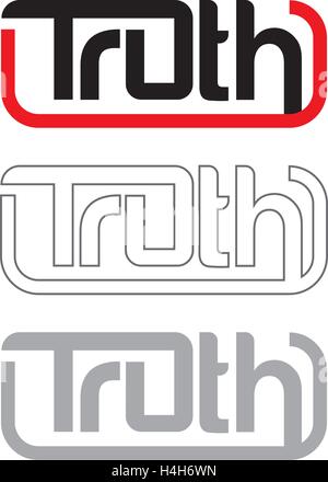 Truth Logo Design Concept, AI 10 supported Stock Vector Image & Art - Alamy