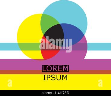 Yellow color template CMYK poster Stock Vector Image & Art - Alamy