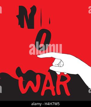 No War Poster Design, AI 10 supported Stock Vector Image & Art - Alamy