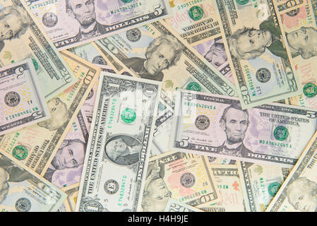 American paper dollar bills background. Hundred dollar banknotes ...