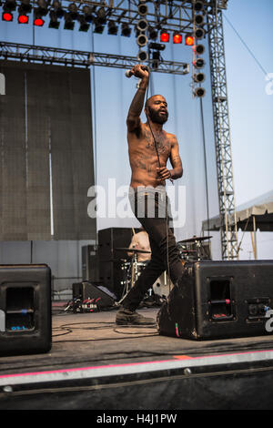 MC Ride of Death Grips performs at RIOT Fest on Friday, August 28th ...
