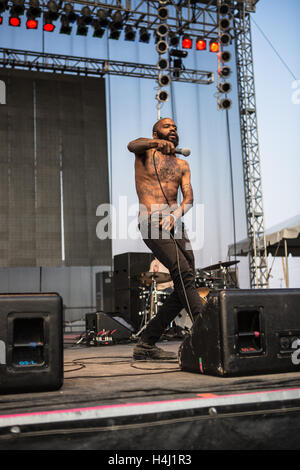 MC Ride of Death Grips performs at RIOT Fest on Friday, August 28th ...