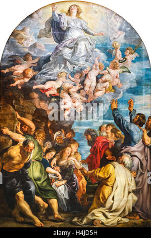 Peter Paul Rubens, Assumption of the Virgin Mary, painting, 1626 Stock ...