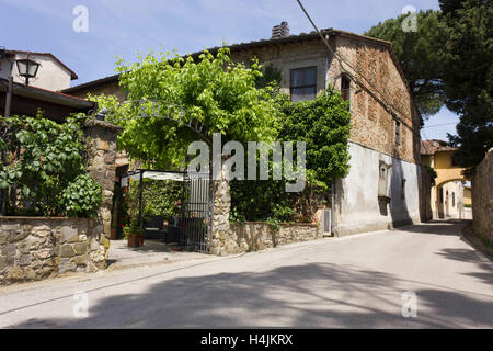 LASTRA A SIGNA, ITALY - MAY 21 2016: External view of the entrance of ...