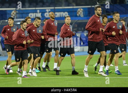 Players of Croatia during the training session at stadium Maksimir, in ...