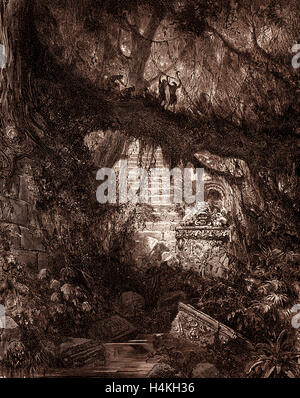 THE WOOD OF BLOOD IN ATALA, BY GUSTAVE DORÉ. Dore, 1832 - 1883, french ...