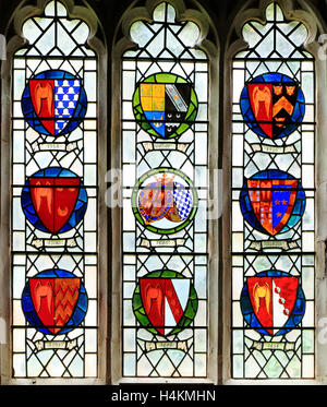 Stanhoe, Norfolk, various Arms of the Seymour Family through history ...