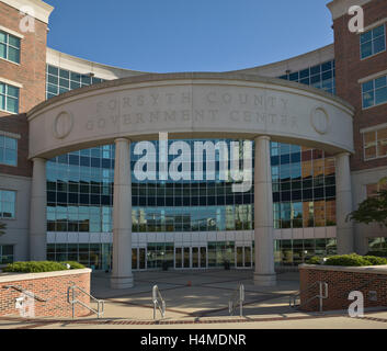 Forsyth County Government Center building front entrence Winston Salem ...