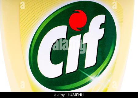 Cif, brand of household cleaning products manufactured by Unilever ...